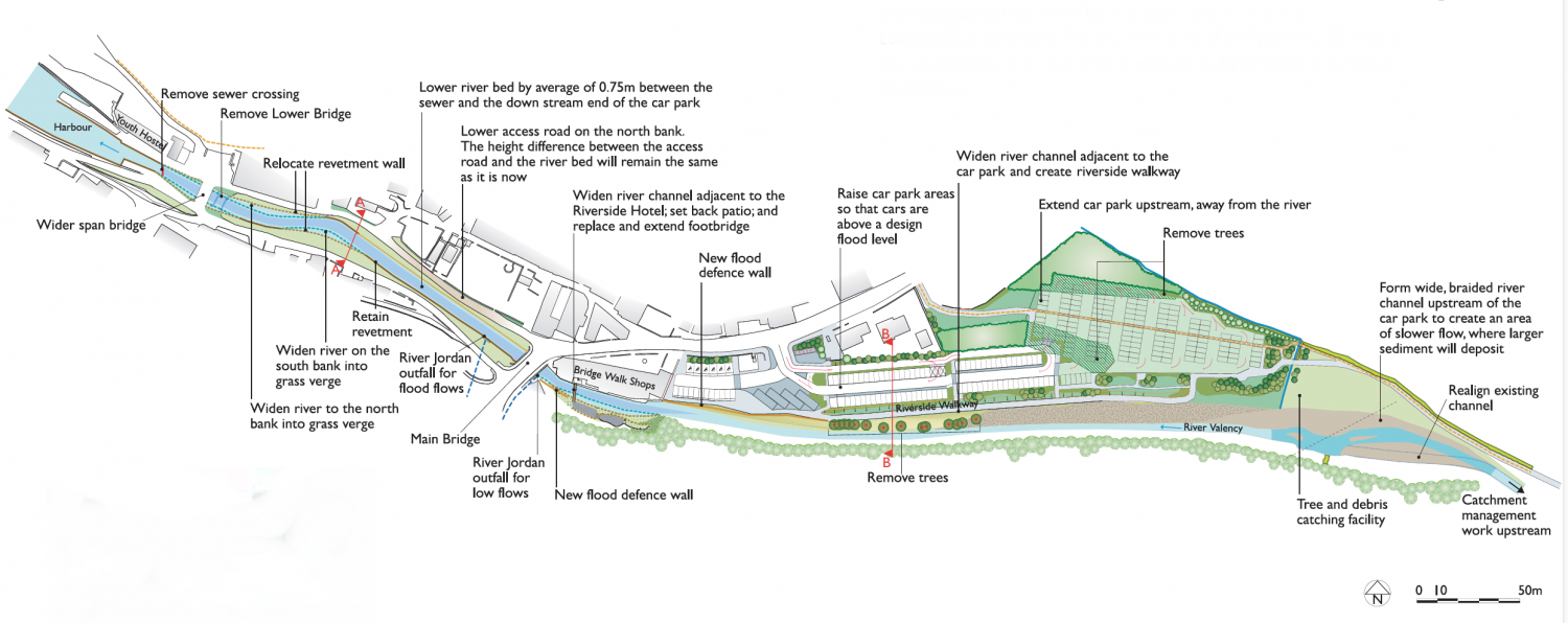 Flood Management Scheme - Boscastle - Internet Geography