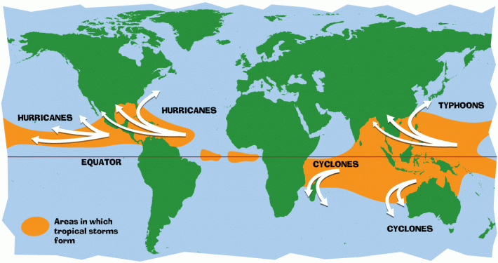 What are tropical storms? - Internet Geography