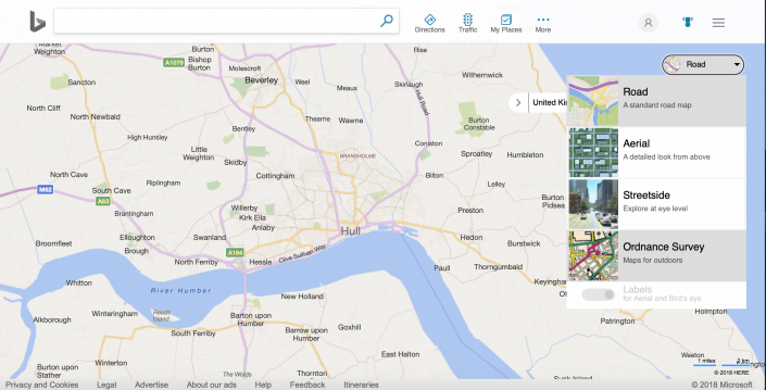 OS Maps on Bing - Internet Geography