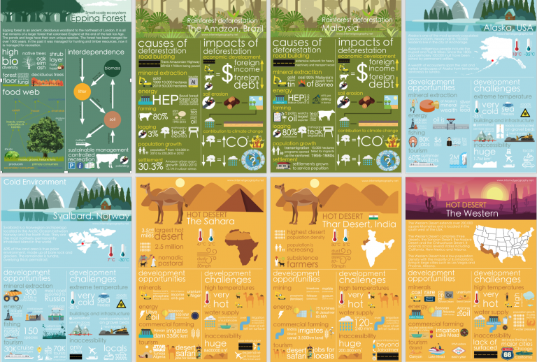 Geography Infographics Set 2 - Internet Geography