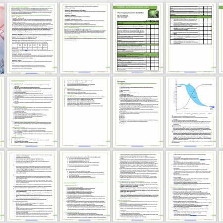 GEOGREVISE AQA GCSE Geography The changing economic world - Internet ...