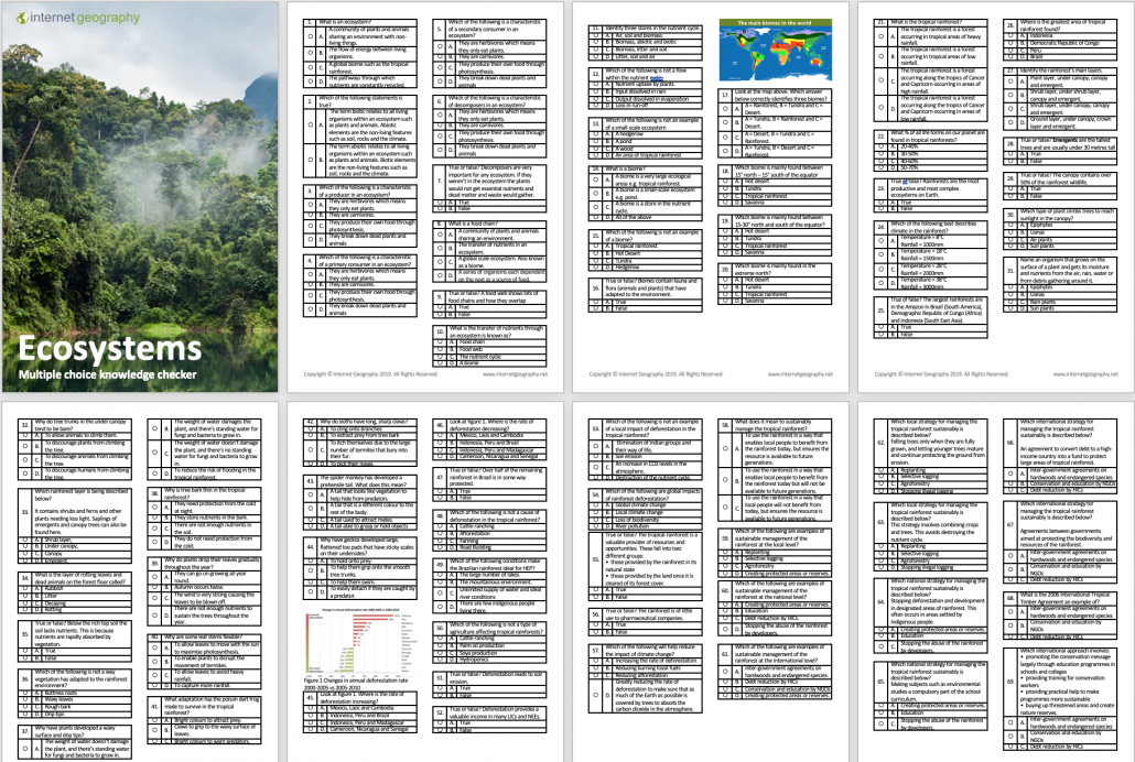 Ecosystems Archives - Internet Geography