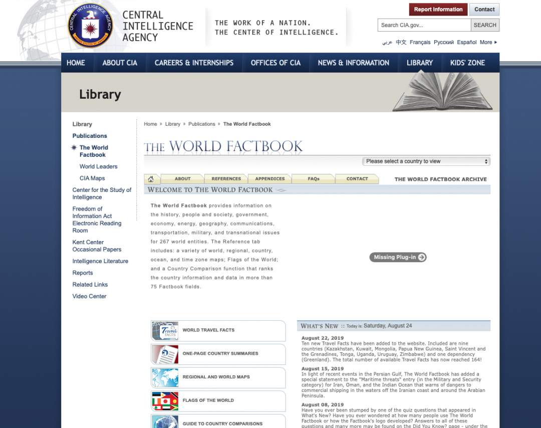 10 amazing sites for geographical data - Internet Geography