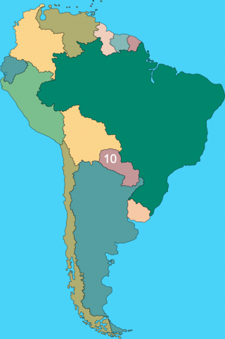 Countries of South America Quiz - Internet Geography