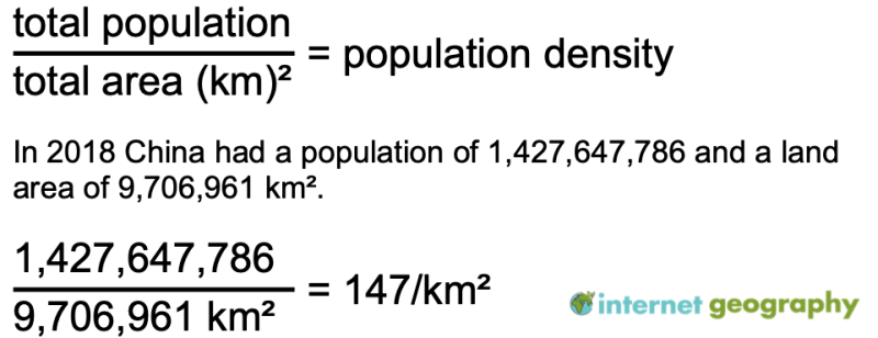 What is population density? - Internet Geography