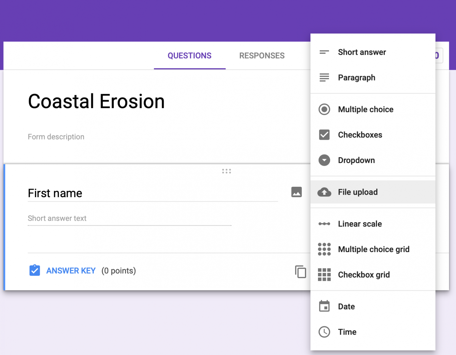 Create a self-marking quiz using Google Forms - Internet Geography