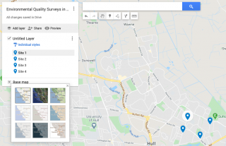 Google My Maps Project - Environmental Quality Survey in My Local Area ...