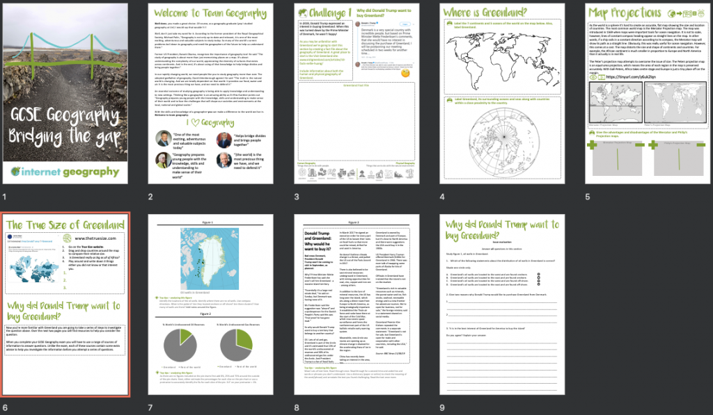 Bridging the Gap in Geography - Internet Geography