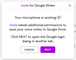 How do I install Mote to give verbal feedback in Google apps ...