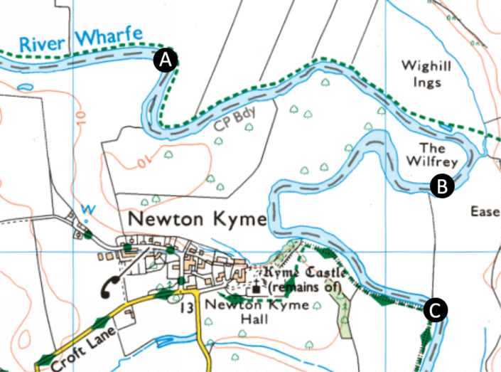 River Landforms on an OS Map - Internet Geography