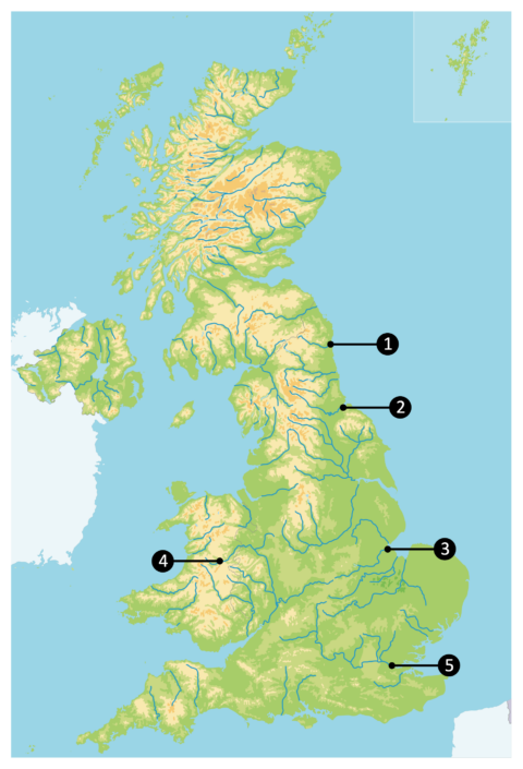Landforms of the River Tees Quiz - Internet Geography
