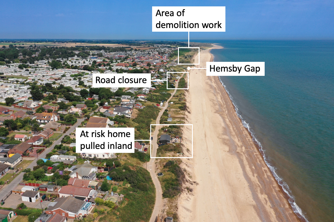 Coastal Erosion at Hemsby: A Battle Against Nature - Internet Geography