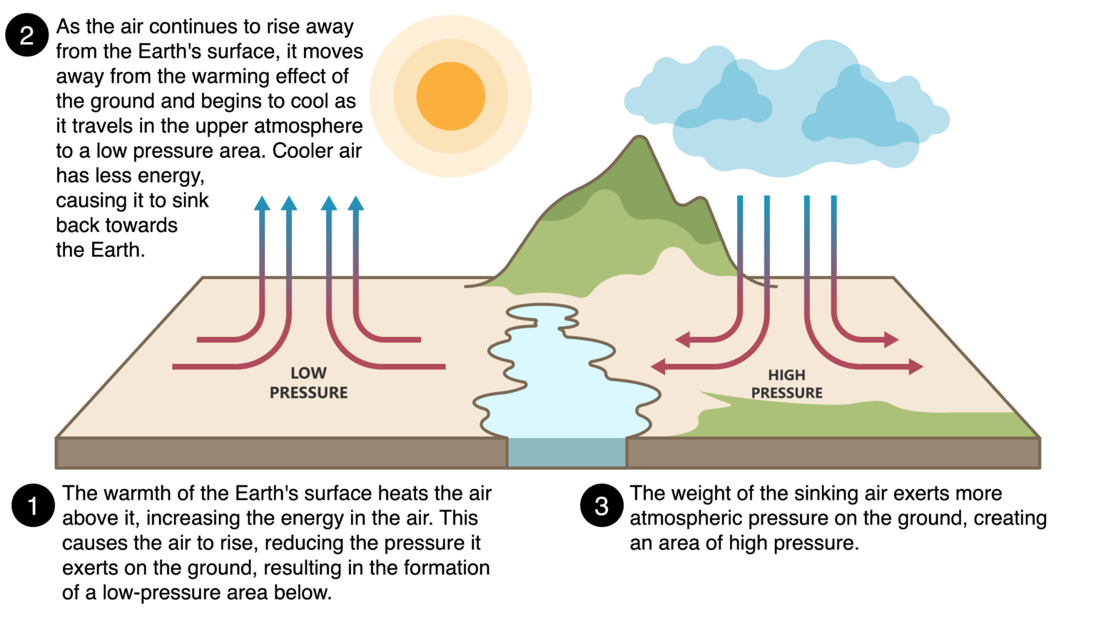 How does global atmospheric circulation determine the location of arid ...